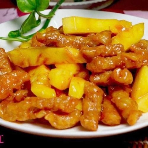 菠萝炒肉怎么做好吃_菠萝炒肉的家常做法-第1张图片-山城妙识 菠萝炒肉怎么做好吃_菠萝炒肉的家常做法-第1张图片-山城妙识