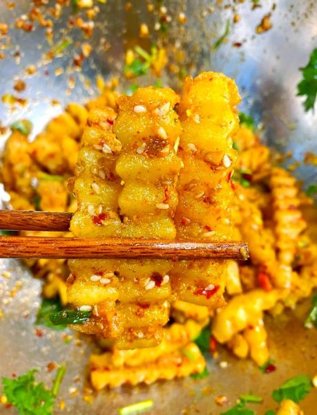 摆摊小吃土豆的做法_夜市炸土豆怎么做-第1张图片-山城妙识 摆摊小吃土豆的做法_夜市炸土豆怎么做-第1张图片-山城妙识