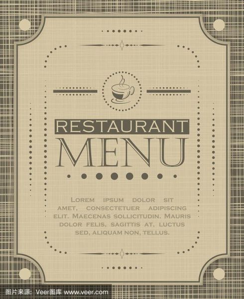 西餐菜单封面设计怎么做_西餐菜单封面用什么字体-第1张图片-山城妙识