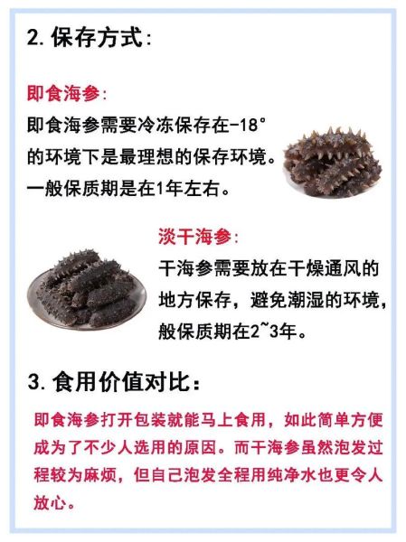 即食海参好还是淡干海参好_哪个营养价值更高-第2张图片-山城妙识