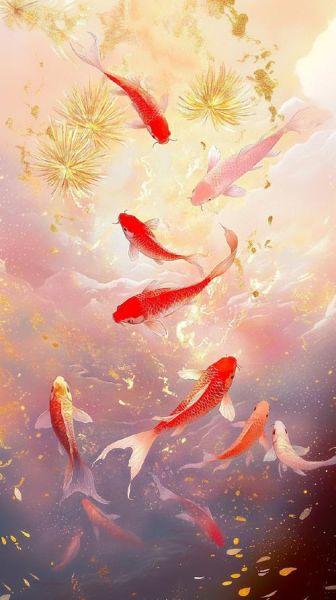 锦鲤图片大全高清大图_如何挑选适合做壁纸的锦鲤图-第3张图片-山城妙识