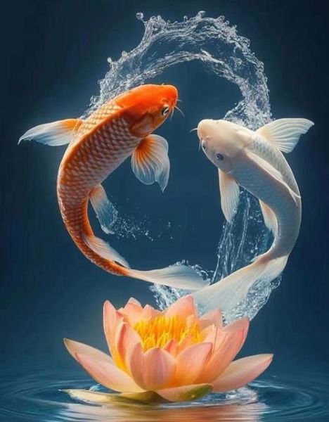 锦鲤图片大全高清大图_如何挑选适合做壁纸的锦鲤图-第1张图片-山城妙识