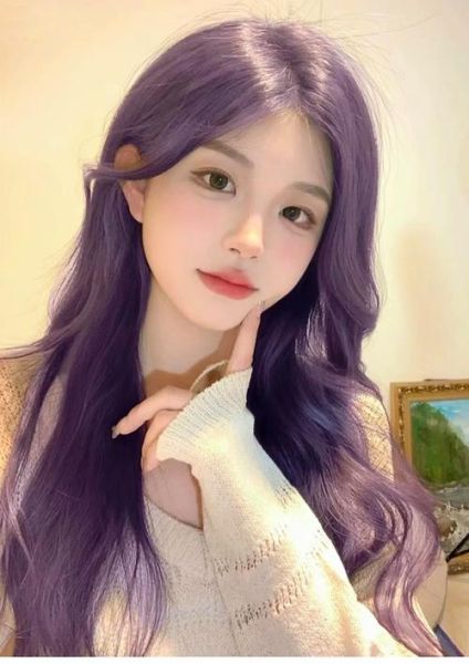 香芋紫头发掉色快吗_香芋紫头发怎么染-第2张图片-山城妙识
