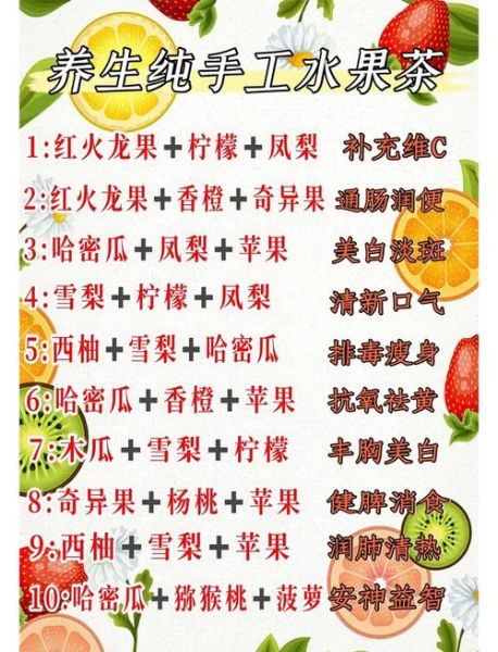 自制水果茶用什么水果好_怎么保存过夜-第1张图片-山城妙识