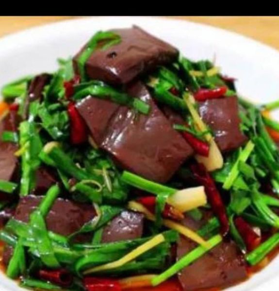 韭菜炒猪血怎么做_韭菜炒猪血的家常做法-第3张图片-山城妙识 韭菜炒猪血怎么做_韭菜炒猪血的家常做法-第3张图片-山城妙识
