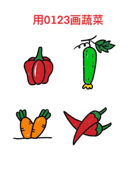 蔬菜简笔画怎么画_蔬菜简笔画步骤-第2张图片-山城妙识 蔬菜简笔画怎么画_蔬菜简笔画步骤-第2张图片-山城妙识