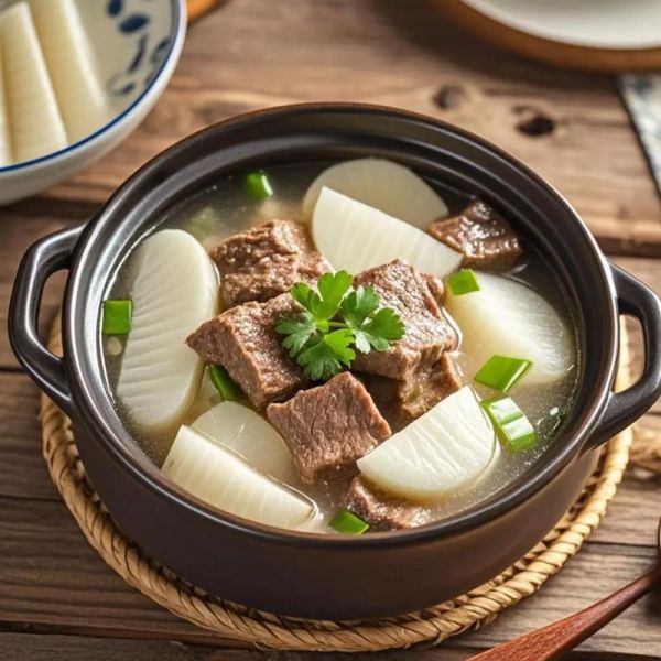 萝卜炖牛肉的家常做法_萝卜炖牛肉怎么炖才烂-第1张图片-山城妙识