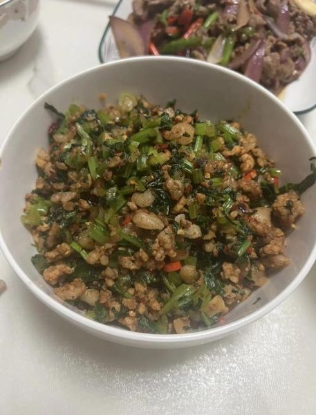 雪里红炒肉末怎么炒好吃_雪里红炒肉末的家常做法-第3张图片-山城妙识 雪里红炒肉末怎么炒好吃_雪里红炒肉末的家常做法-第3张图片-山城妙识