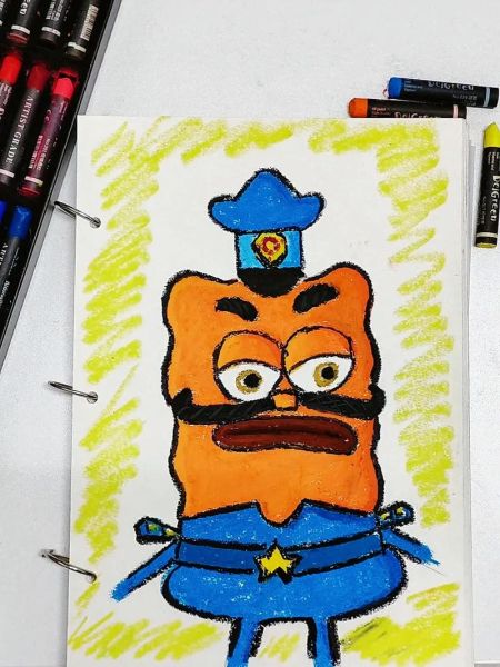 饼干警长头像怎么画_饼干警长头像高清壁纸哪里找-第1张图片-山城妙识