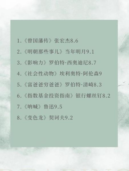 豆瓣读书评分怎么算_豆瓣高分书有哪些-第3张图片-山城妙识