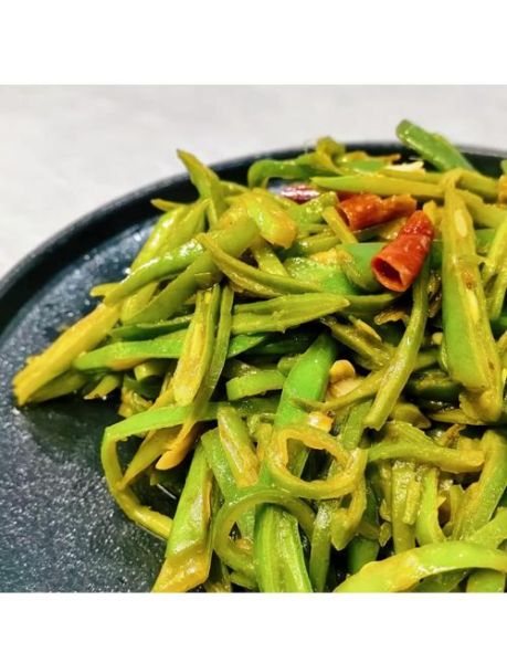 清炒扁豆丝怎么炒好吃_清炒扁豆丝要不要焯水-第1张图片-山城妙识