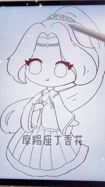 十二星座少女简笔画教程_怎么画简单又好看-第1张图片-山城妙识 十二星座少女简笔画教程_怎么画简单又好看-第1张图片-山城妙识