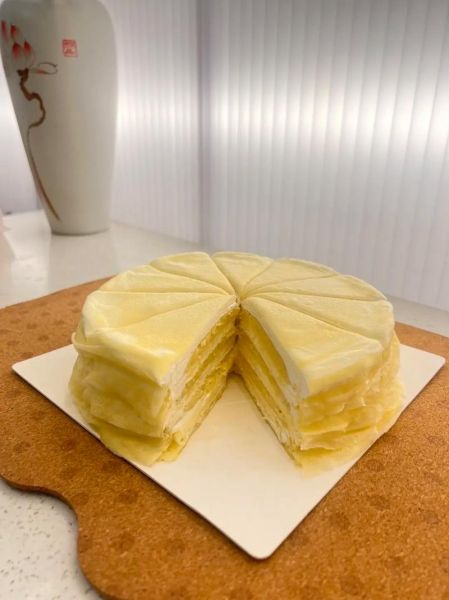 榴莲千层蛋糕图片高清_如何挑选最诱人的角度-第1张图片-山城妙识 榴莲千层蛋糕图片高清_如何挑选最诱人的角度-第1张图片-山城妙识