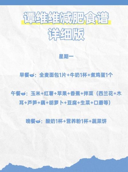 谭维维减肥食谱有哪些_谭维维健康减肥食谱怎么做-第1张图片-山城妙识 谭维维减肥食谱有哪些_谭维维健康减肥食谱怎么做-第1张图片-山城妙识
