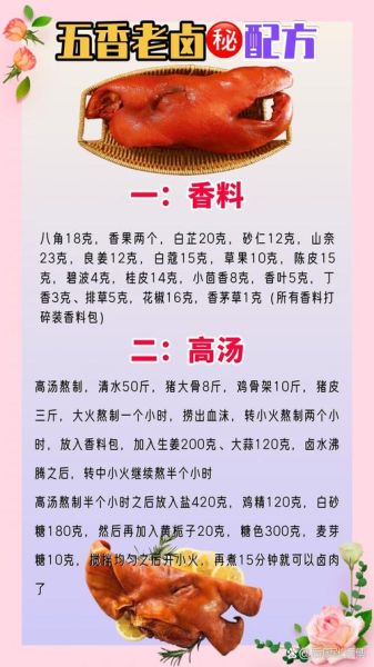 祖传五香配方500例_如何调出地道卤味-第2张图片-山城妙识