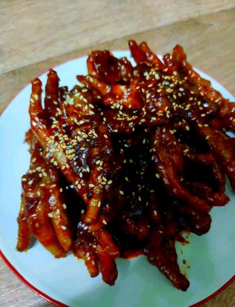 韩式辣酱鸡爪怎么做_韩式辣酱鸡爪做法窍门-第1张图片-山城妙识 韩式辣酱鸡爪怎么做_韩式辣酱鸡爪做法窍门-第1张图片-山城妙识
