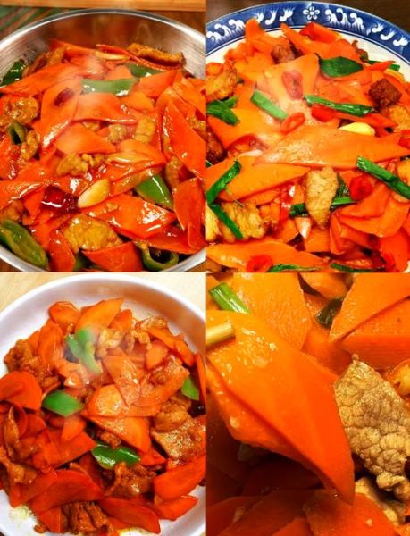 胡萝卜炒肉片怎么做_胡萝卜炒肉片的家常做法-第1张图片-山城妙识