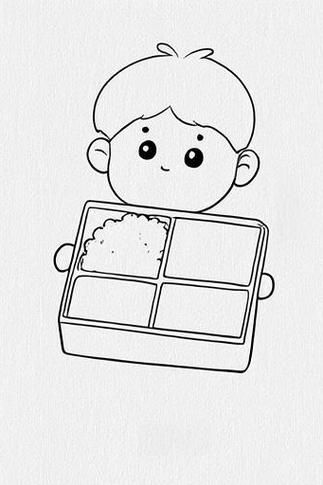 便当盒子简笔画怎么画_便当盒简笔画步骤-第1张图片-山城妙识 便当盒子简笔画怎么画_便当盒简笔画步骤-第1张图片-山城妙识