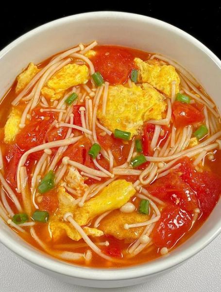 西红柿金针菇怎么做_西红柿金针菇的家常做法-第1张图片-山城妙识 西红柿金针菇怎么做_西红柿金针菇的家常做法-第1张图片-山城妙识