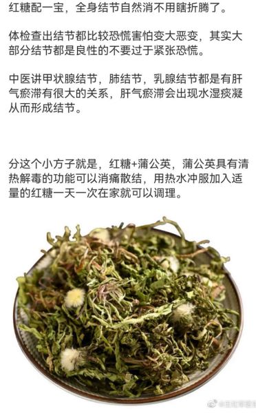 蒲公英能治好乳腺结节吗_乳腺结节喝蒲公英多久见效-第2张图片-山城妙识