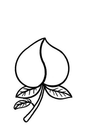 寿桃简笔画怎么画_寿桃简笔画步骤-第1张图片-山城妙识