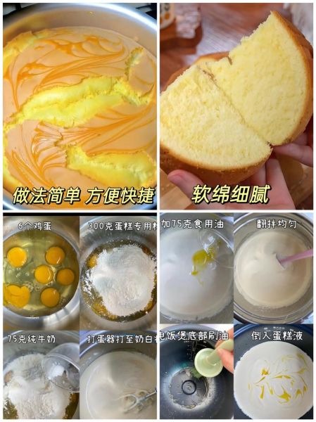 蛋糕粉怎么做蛋糕用电饭煲_电饭煲做蛋糕要多久-第2张图片-山城妙识