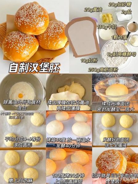 汉堡面包怎么做_家庭版松软配方-第1张图片-山城妙识 汉堡面包怎么做_家庭版松软配方-第1张图片-山城妙识
