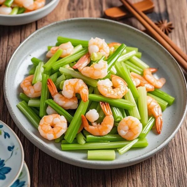 虾仁炒芹菜怎么做好吃_虾仁炒芹菜的秘诀-第1张图片-山城妙识