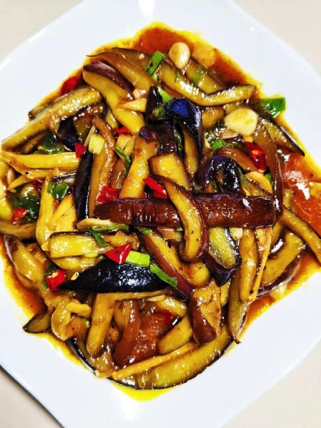 鱼香茄条的家常做法_不过油怎么做好吃-第1张图片-山城妙识
