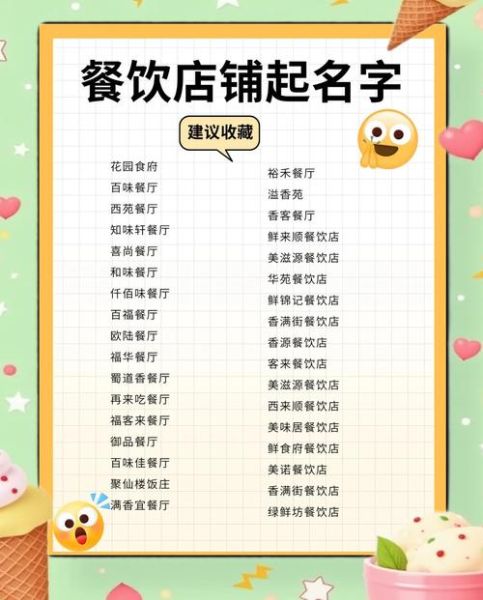 餐饮店取名大全免费_如何起好名字-第2张图片-山城妙识 餐饮店取名大全免费_如何起好名字-第2张图片-山城妙识