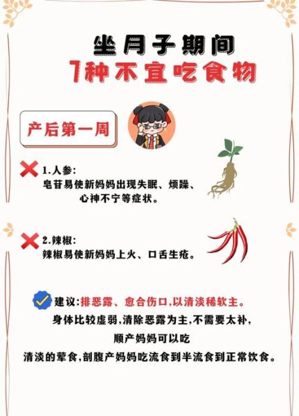 产妇饮食有哪些禁忌_坐月子不能吃什么-第2张图片-山城妙识