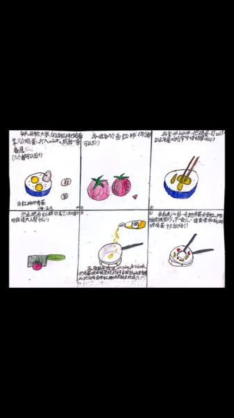 番茄炒鸡蛋简笔画步骤_怎么画才好看-第1张图片-山城妙识 番茄炒鸡蛋简笔画步骤_怎么画才好看-第1张图片-山城妙识