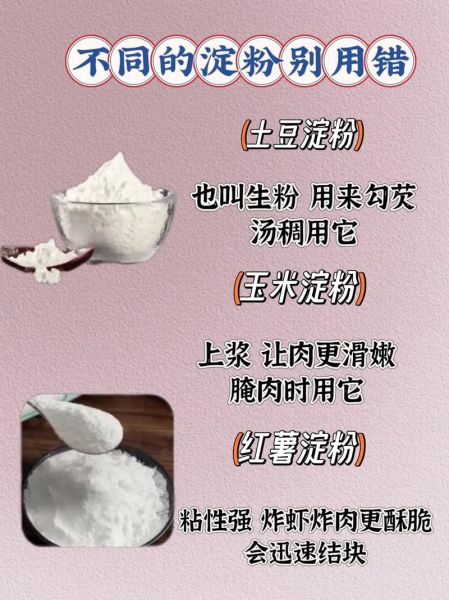 让肉更嫩用生粉还是淀粉_区别与用法-第2张图片-山城妙识
