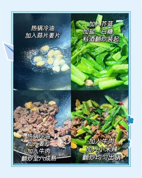 芥兰炒牛肉怎么做才嫩_芥兰炒牛肉用哪个部位-第3张图片-山城妙识