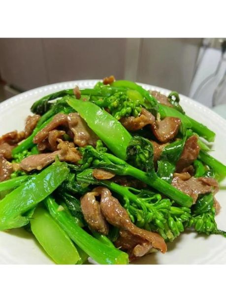 芥兰炒牛肉怎么做才嫩_芥兰炒牛肉用哪个部位-第1张图片-山城妙识