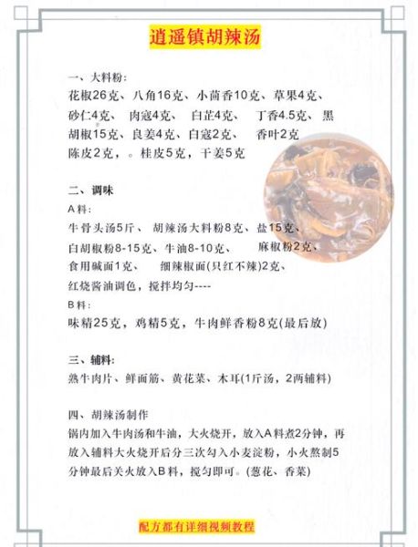 胡辣汤调料配方破解_正宗胡辣汤怎么做-第1张图片-山城妙识 胡辣汤调料配方破解_正宗胡辣汤怎么做-第1张图片-山城妙识