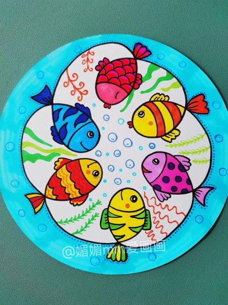 鱼图片简笔画涂色_怎么画好看-第1张图片-山城妙识