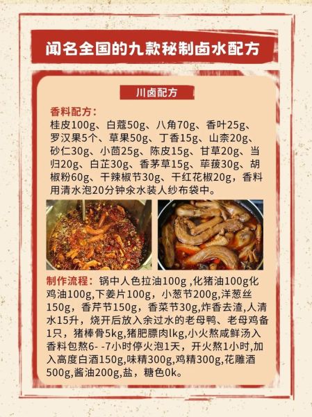 熟食配方大全_如何做出正宗卤味-第3张图片-山城妙识