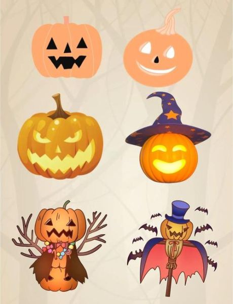 万圣节南瓜灯图案怎么选_南瓜灯雕刻模板哪里找-第1张图片-山城妙识