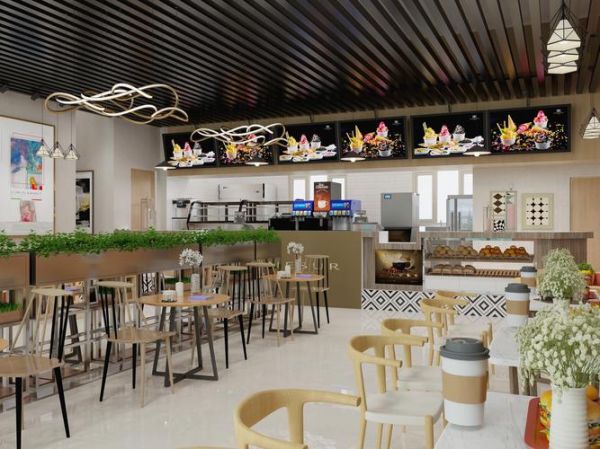 汉堡店装修效果图大全_如何打造网红汉堡店-第3张图片-山城妙识