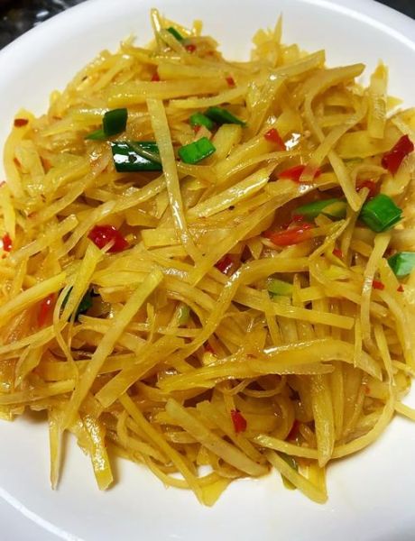 土豆丝怎么炒才脆_土豆丝图片大全大图-第1张图片-山城妙识