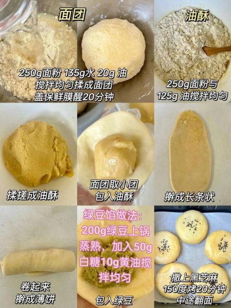 酥皮绿豆饼怎么做_酥皮绿豆饼配方比例-第1张图片-山城妙识