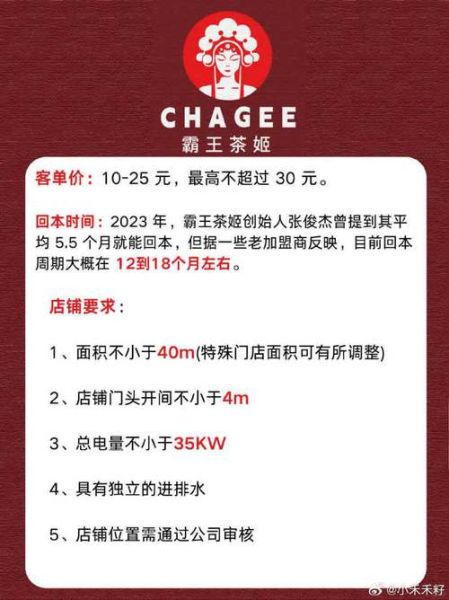 霸王茶姬加盟费多少钱_霸王茶姬加盟条件-第1张图片-山城妙识 霸王茶姬加盟费多少钱_霸王茶姬加盟条件-第1张图片-山城妙识