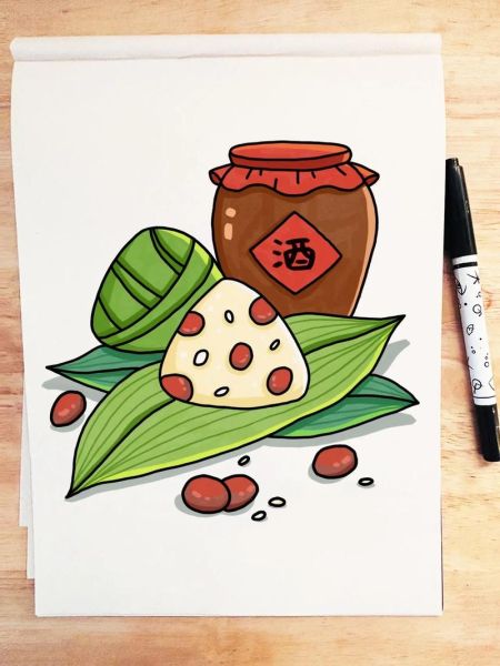 粽子怎么画_粽子画法大全图片可爱-第3张图片-山城妙识 粽子怎么画_粽子画法大全图片可爱-第3张图片-山城妙识