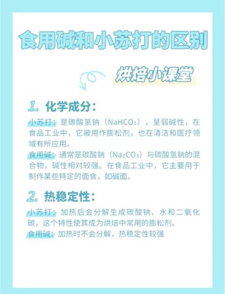 苏打粉和食用碱是一回事吗_区别与用途全解析-第1张图片-山城妙识 苏打粉和食用碱是一回事吗_区别与用途全解析-第1张图片-山城妙识