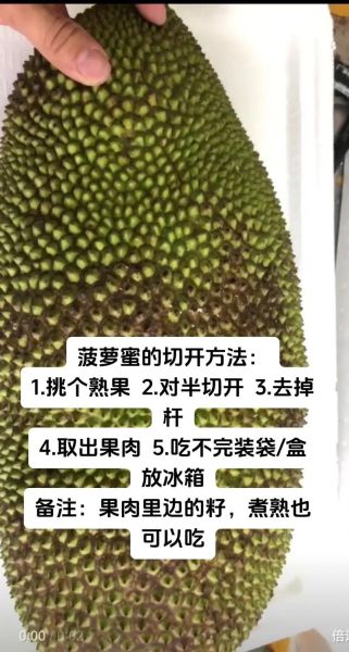 菠萝蜜怎么吃_菠萝蜜剥开技巧-第1张图片-山城妙识 菠萝蜜怎么吃_菠萝蜜剥开技巧-第1张图片-山城妙识