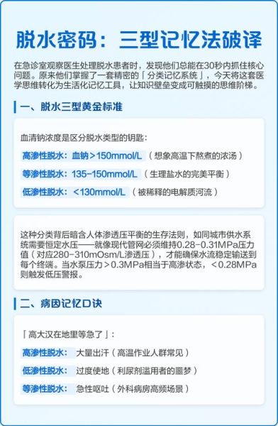 高渗性脱水血清钠浓度正常值是多少_如何快速纠正-第2张图片-山城妙识 高渗性脱水血清钠浓度正常值是多少_如何快速纠正-第2张图片-山城妙识