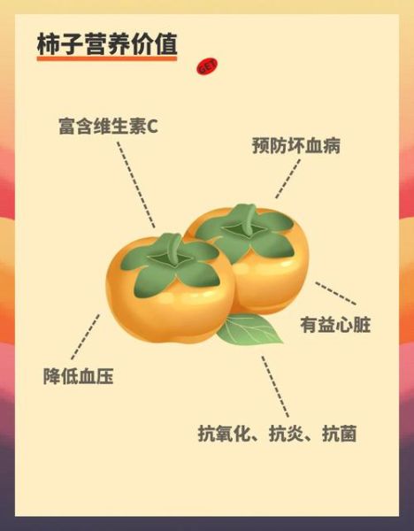 柿子的营养价值和功效与作用_吃柿子有哪些禁忌-第3张图片-山城妙识