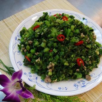 雪里红焯水后为什么要过凉水_雪里红过冷水技巧-第1张图片-山城妙识 雪里红焯水后为什么要过凉水_雪里红过冷水技巧-第1张图片-山城妙识