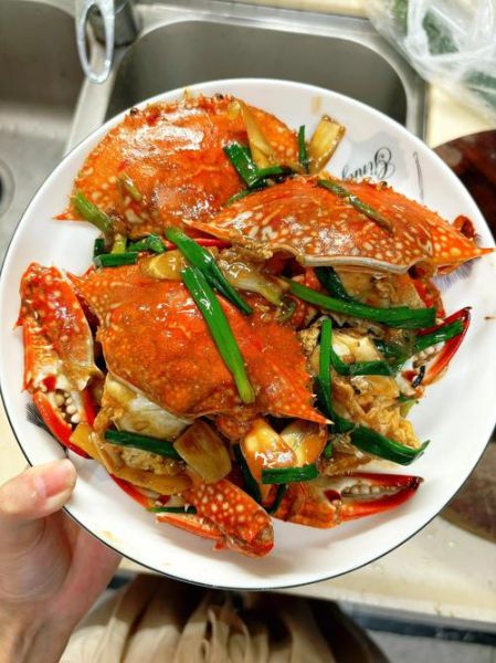 葱油蟹怎么做_葱油蟹的做法步骤-第3张图片-山城妙识